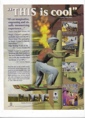 Magic Carpet Computer Video Game Electronic Arts Bullfrog Productions ...