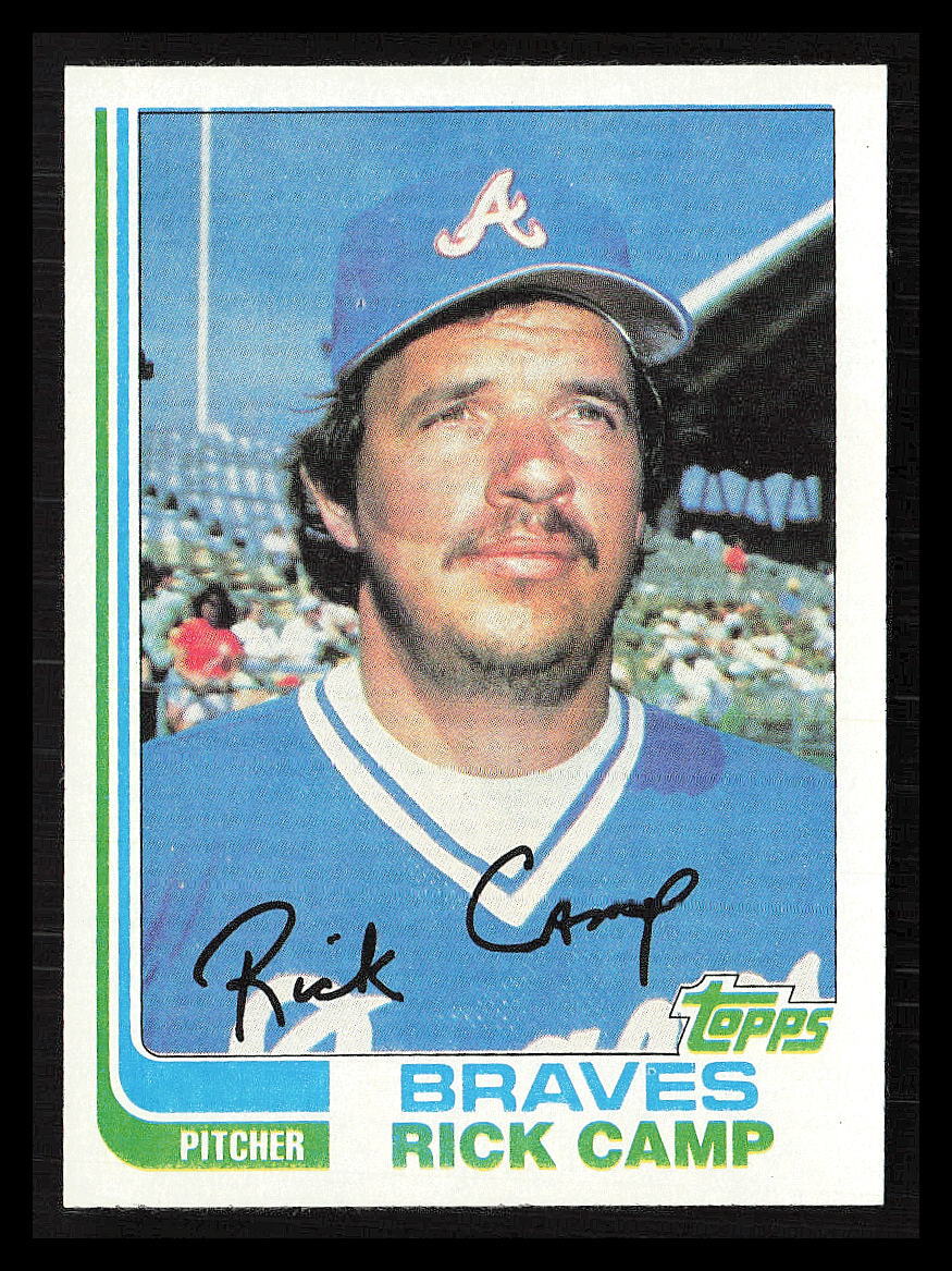 Rick Camp 1982 Topps #637 Atlanta Braves | eBay
