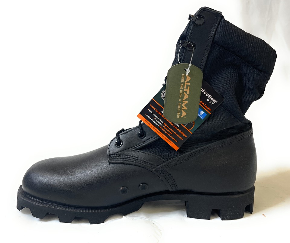 Altama Men's Jungle PX 10.5" Tactical Boots Shoes, Black, Size 10.5W ...