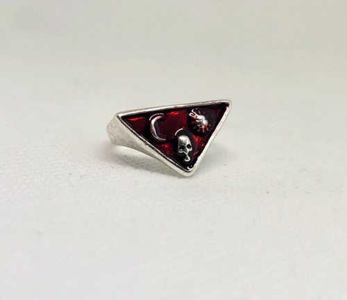 Haunted Doll Active Spirit Demon Witch Cursed Demon Skull Ring Silver ...