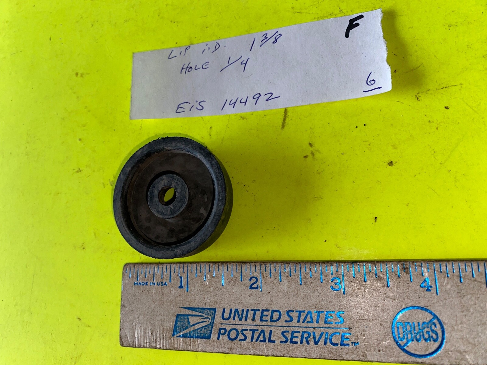 Wheel cylinder dust boot. Lip, 1 1/4; hole, 1/4. Lot of TWO. Item ...