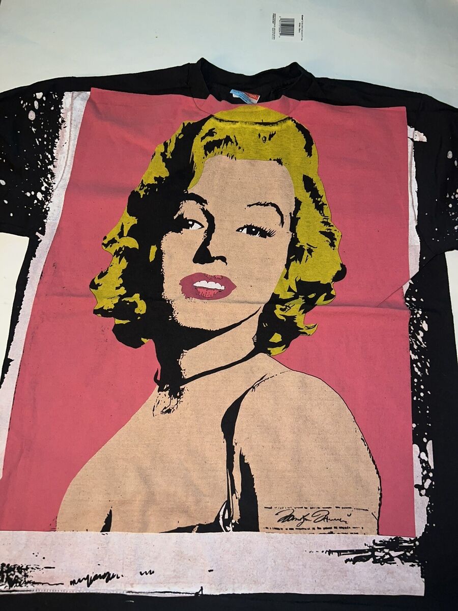 New Men's Mosquitohead Marilyn Monroe REPRINT T-Shirt Black New Men's Mosquitohead Marilyn Monroe REPRINT T-Shirt Black
