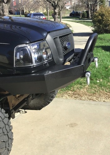 Elite Ford Ranger Modular Front Winch Bumper with Bull Bar 1998-2011 ...