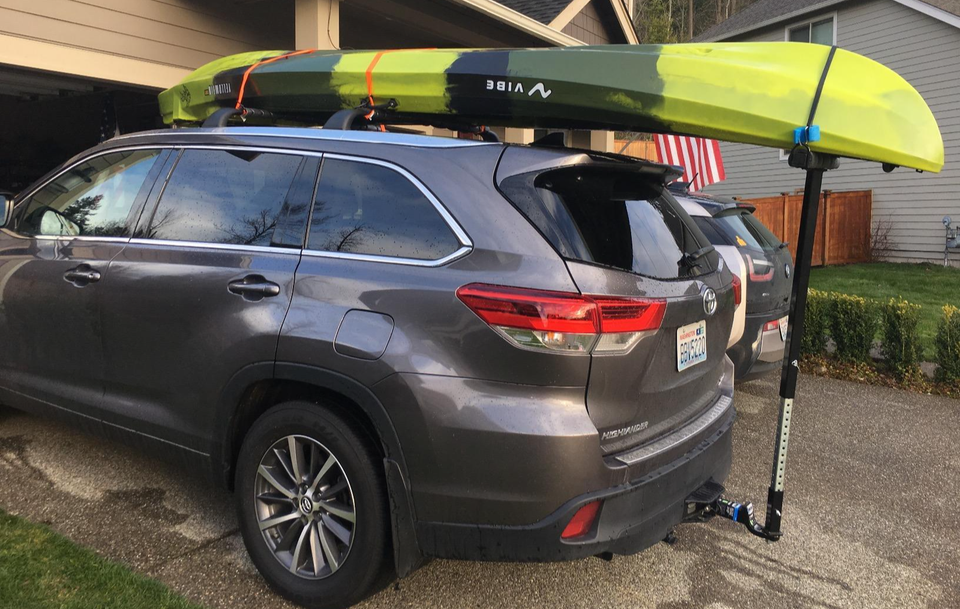 Canoe Loader Rear Trailer Hitch Mount Kayak Car Truck SUV One Person ...