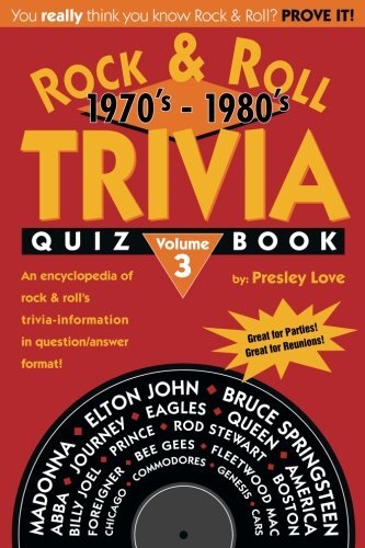 Rock and Roll TRIVIA Quiz Book 1970's - 1980's Ser.: Rock and Roll ...