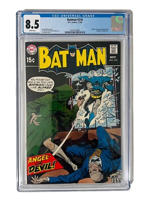 Batman 216 CGC 8.5 White Pages Alfred’s Last Name Is Changed To ...