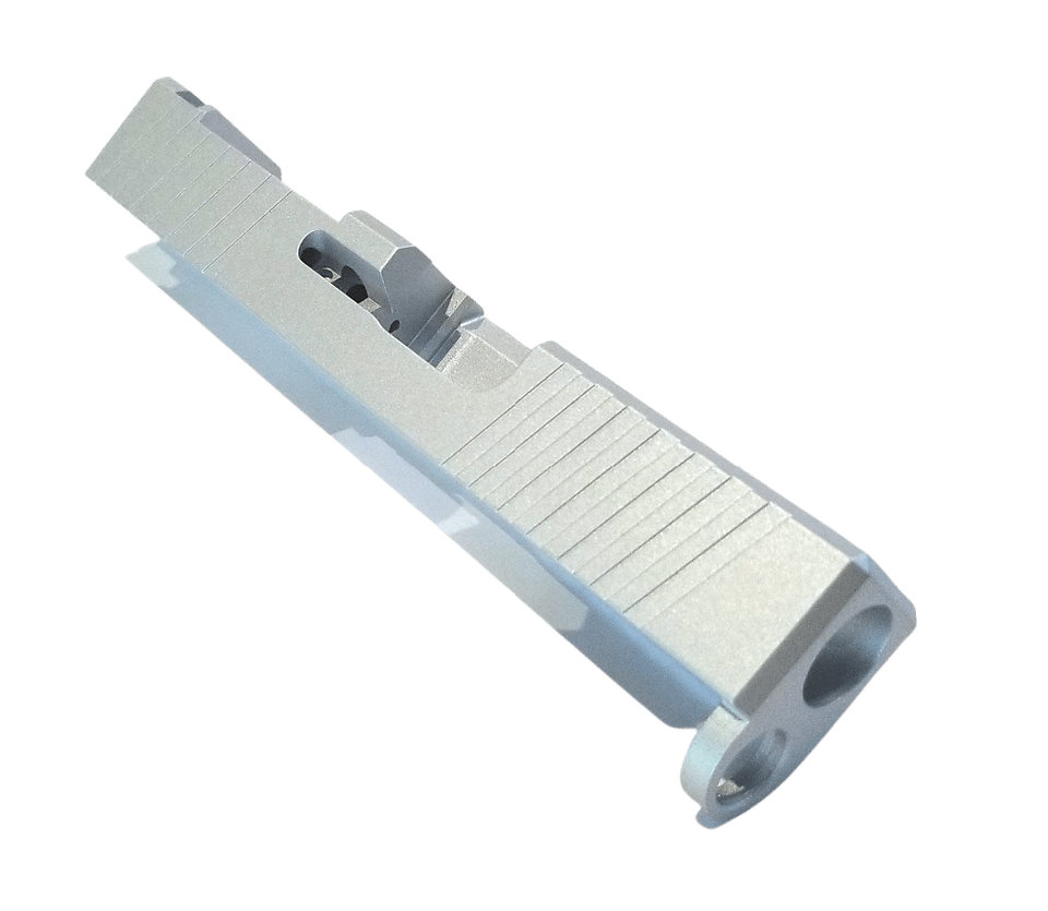 For Glock 43 43X Custom Coated Slide with RMSc Cut Out Cerakote TiN ...