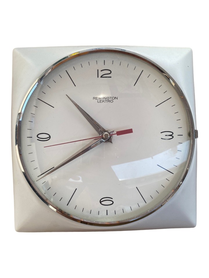 70s" Wanduhr Vintage Clock Remington Lektro Küchenuhr elektrisch UHR ...