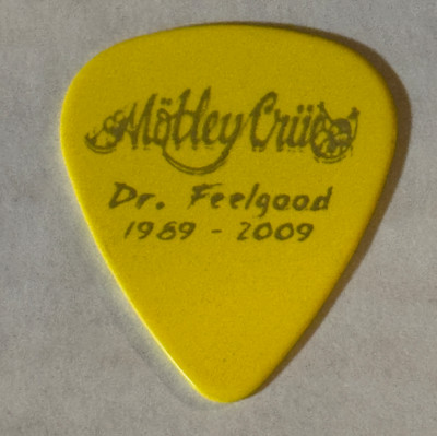 Motley Crue Mick Mars Signature Guitar Pick 20th Anniversary Dr ...