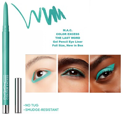 MAC The Last Word Color Excess Gel Pencil Eye Liner Full Size 0.01 OZ ...