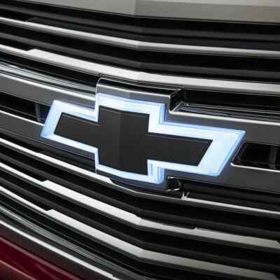 2015-2020 Chevrolet Tahoe Suburban Illuminated Black Bowtie Emblems ...