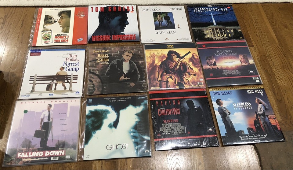 54 Vintage Laserdisc Movies & 6 Music Lot Huge Collection Genuine | eBay