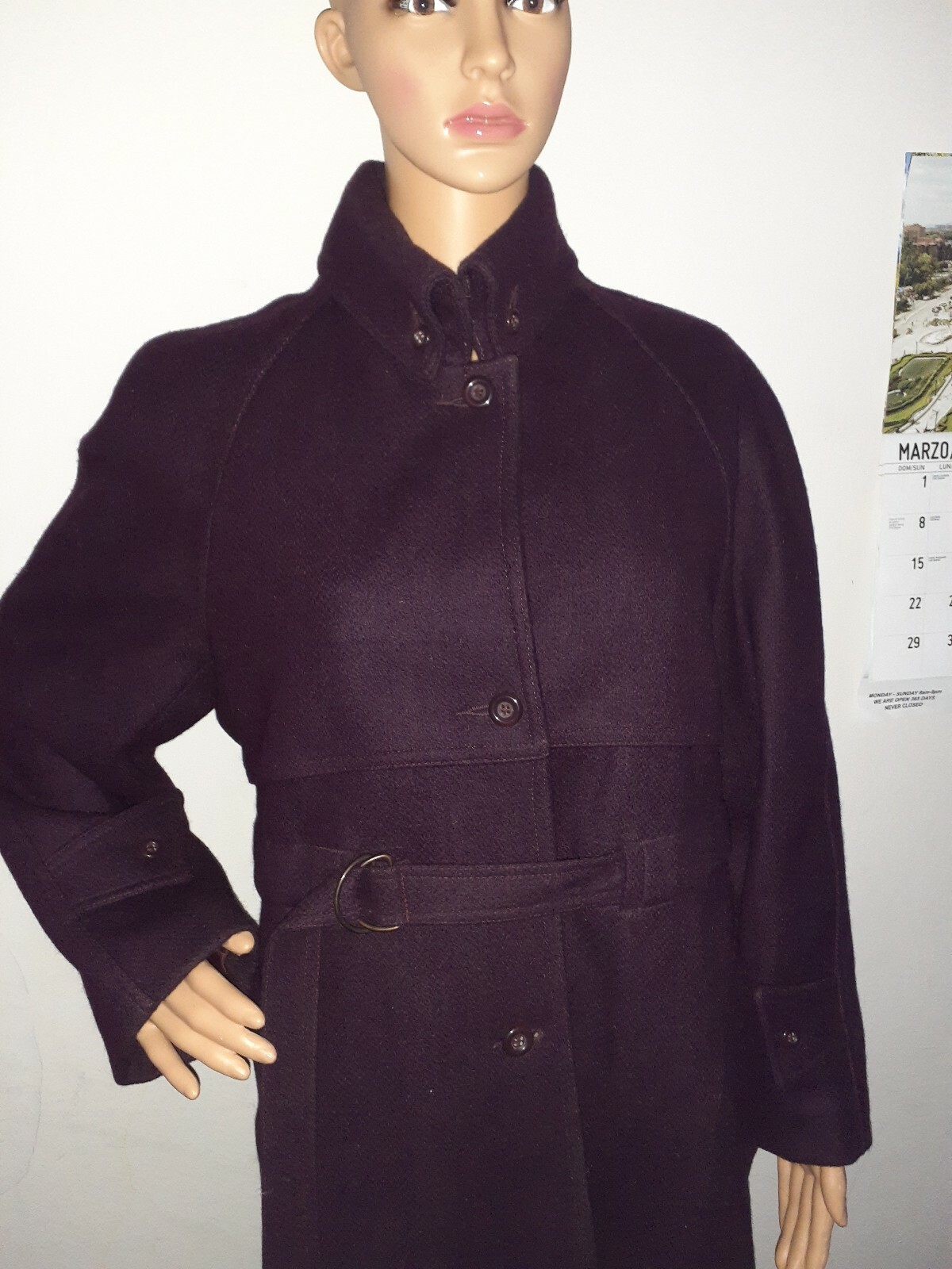 David Benjamin Trench Coat Womens color ocher red siz… - Gem