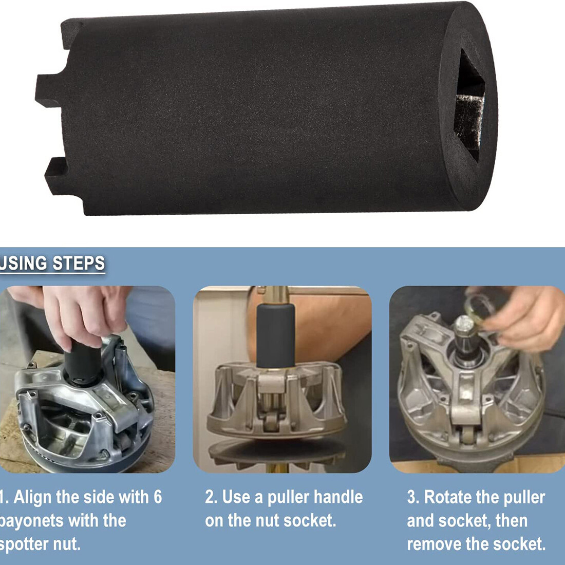 Polaris Ranger Clutch Spider Nut Socket Pu-50578 for sale online | eBay