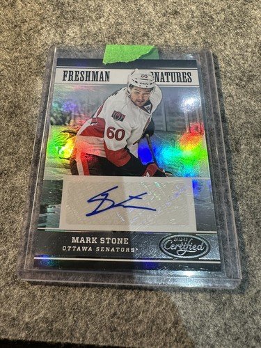 Mark Stone Freshman Signature /50 2012-13 Certified Panini Rookie Mint ...