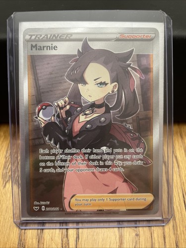 Pokémon TCG Marnie Sword & Shield Base Set 200/202 Holo Full Art | eBay
