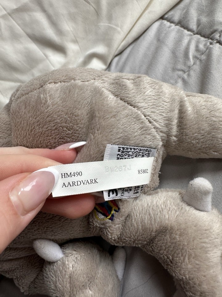 Webkinz Aardvark Plush Stuffed Animal Collectible Toy Ganz HM490, No ...