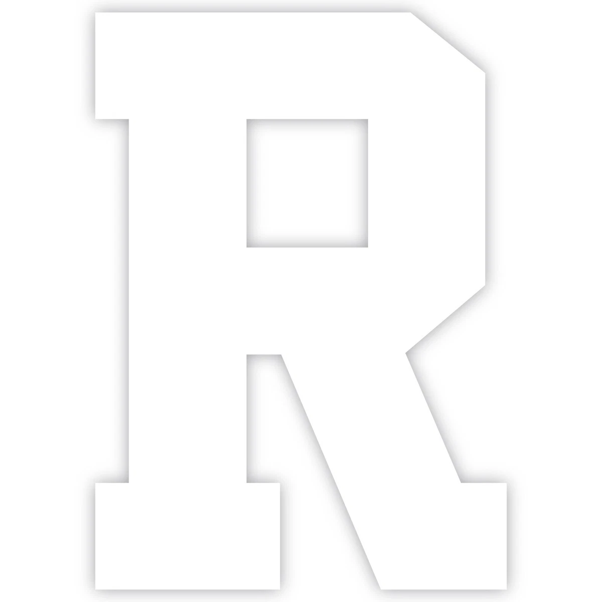 Black Varsity Letter R