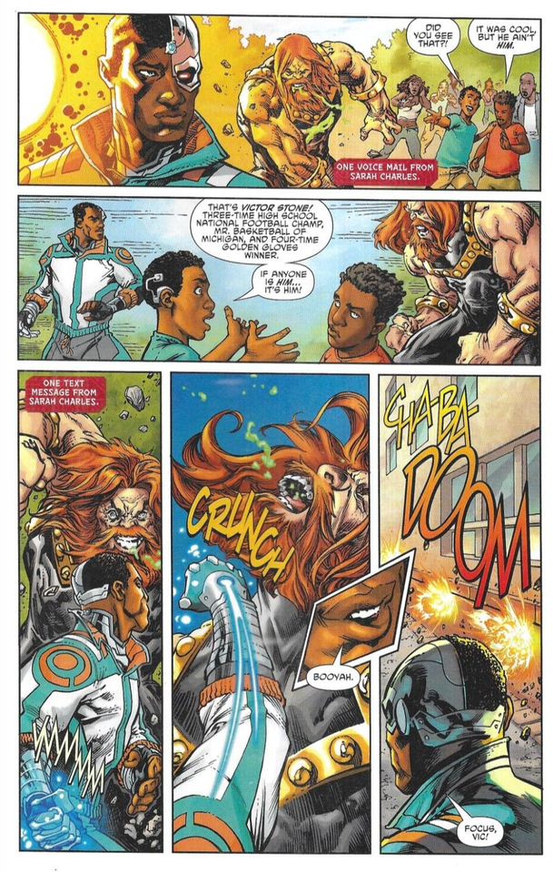 Cyborg Comic 1 First Print Cover A Edwin Galmon 2023 Morgan Hampton Tom ...