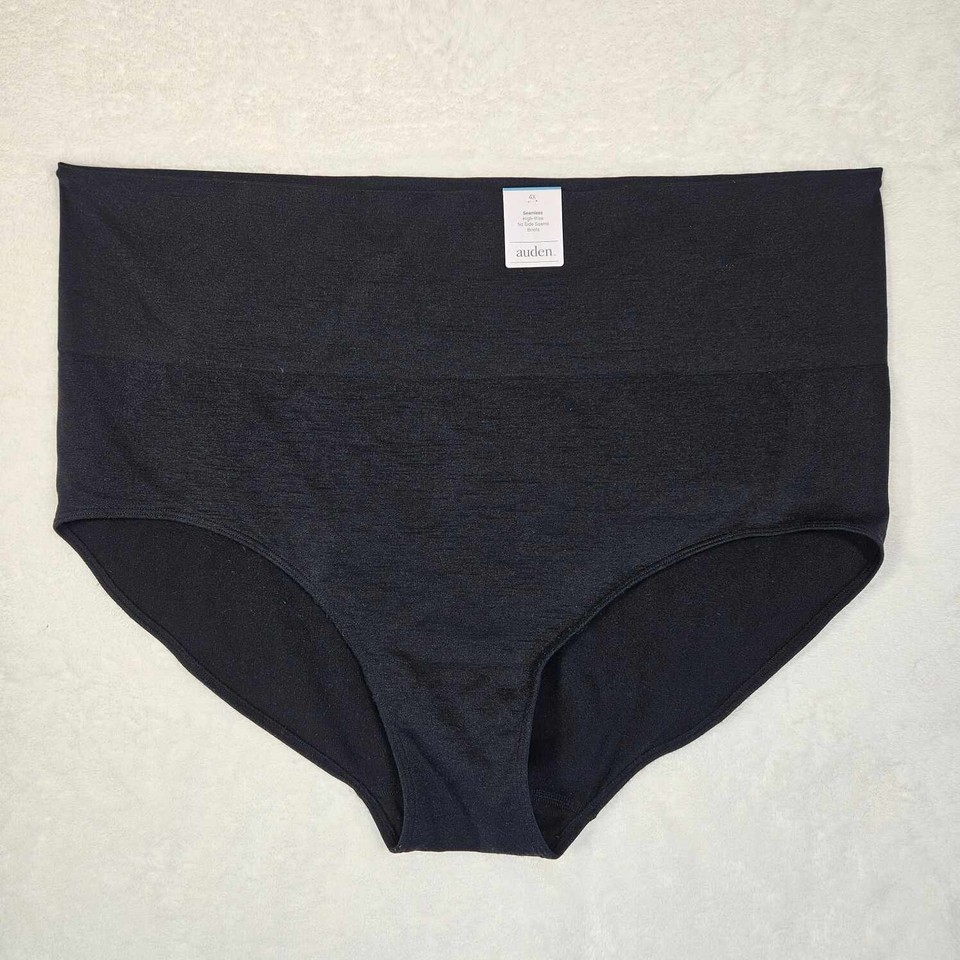 Auden 3pk Seamless High Waisted Rise Briefs Underwear Womens Plus Size ...