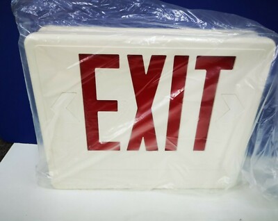 Exit Signs - Lighted Fixture