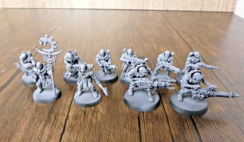 Warhammer 40k Genestealer Cults Neophyte Hybrids Squad (10) Primed ...