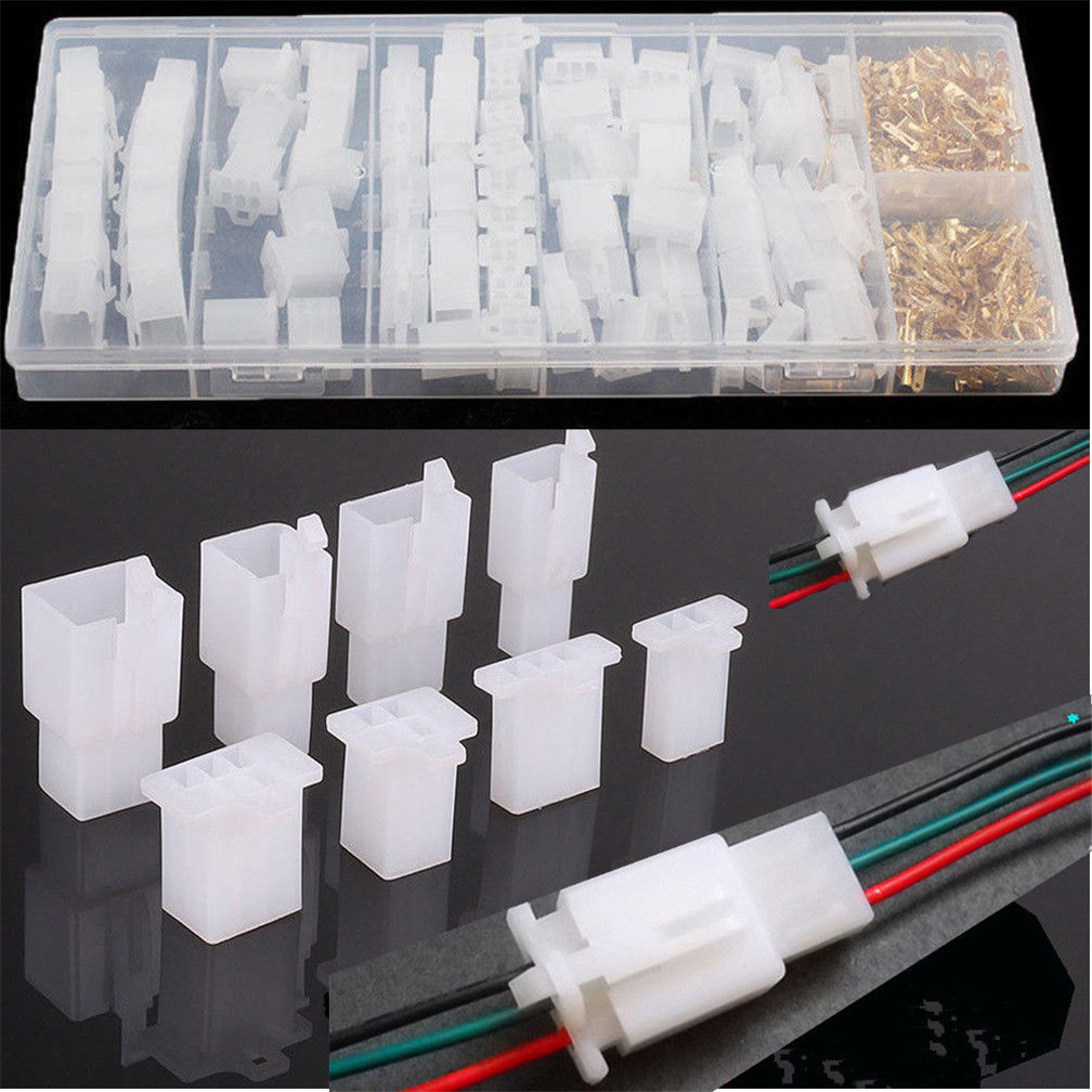 Motorcycle Car Electrical Auto Connectors Terminal 2.8mm 2/3/4/6 Pin Replacement | eBay UK