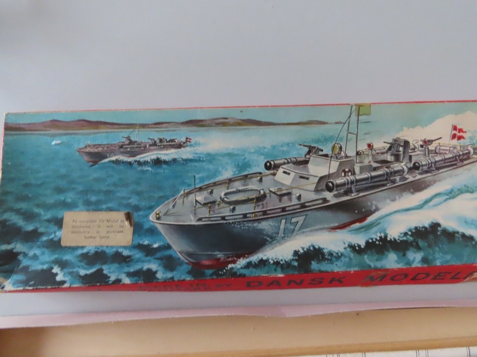 Vintage MTB-17 Motor Torpedo Boat Balsa Wood Model Kit by Dansk DMI ...