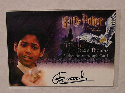 Harry Potter-Alfred Enoch-Dean Thomas-SS-Cinema-Signed-Signature ...