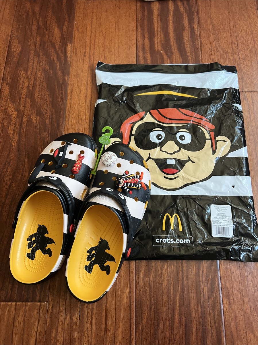 Crocs Classic Clog McDonald's Hamburglar US Size 11M | eBay Crocs Classic Clog McDonald's Hamburglar US Size 11M | eBay
