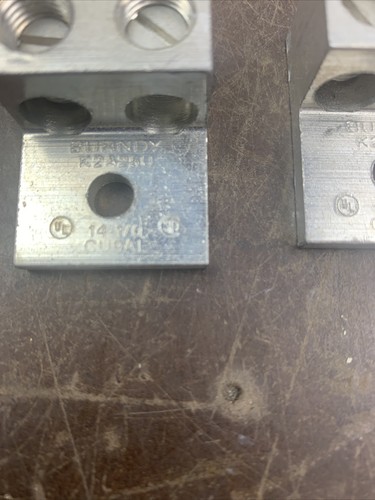 3X Burndy K2A25U Terminal Lugs 14 STR 1/10 STR Lot of 3 VK | eBay