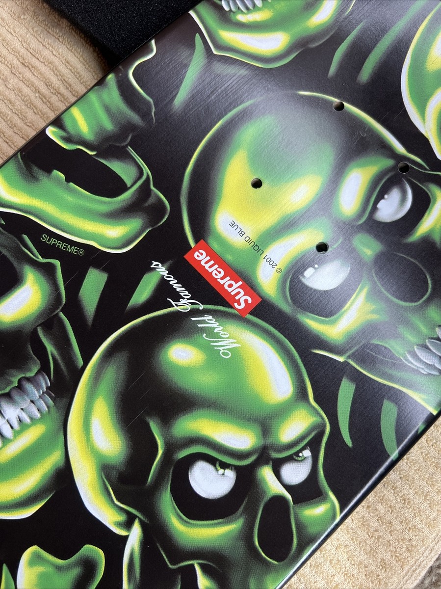 Supreme Skull Pile Skateboard Deck Green (Deadstock) SS18 Supreme Skull Pile Skateboard Deck Green (Deadstock) SS18