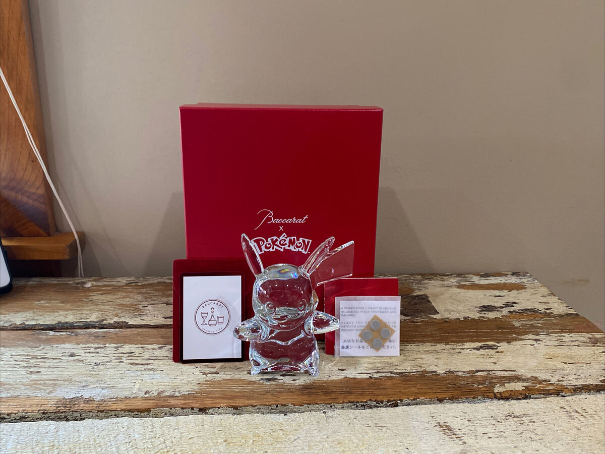 Baccarat Pokemon Collection Pikachu 25th Anniversary Crystal Baccarat Pokemon Collection Pikachu 25th Anniversary Crystal