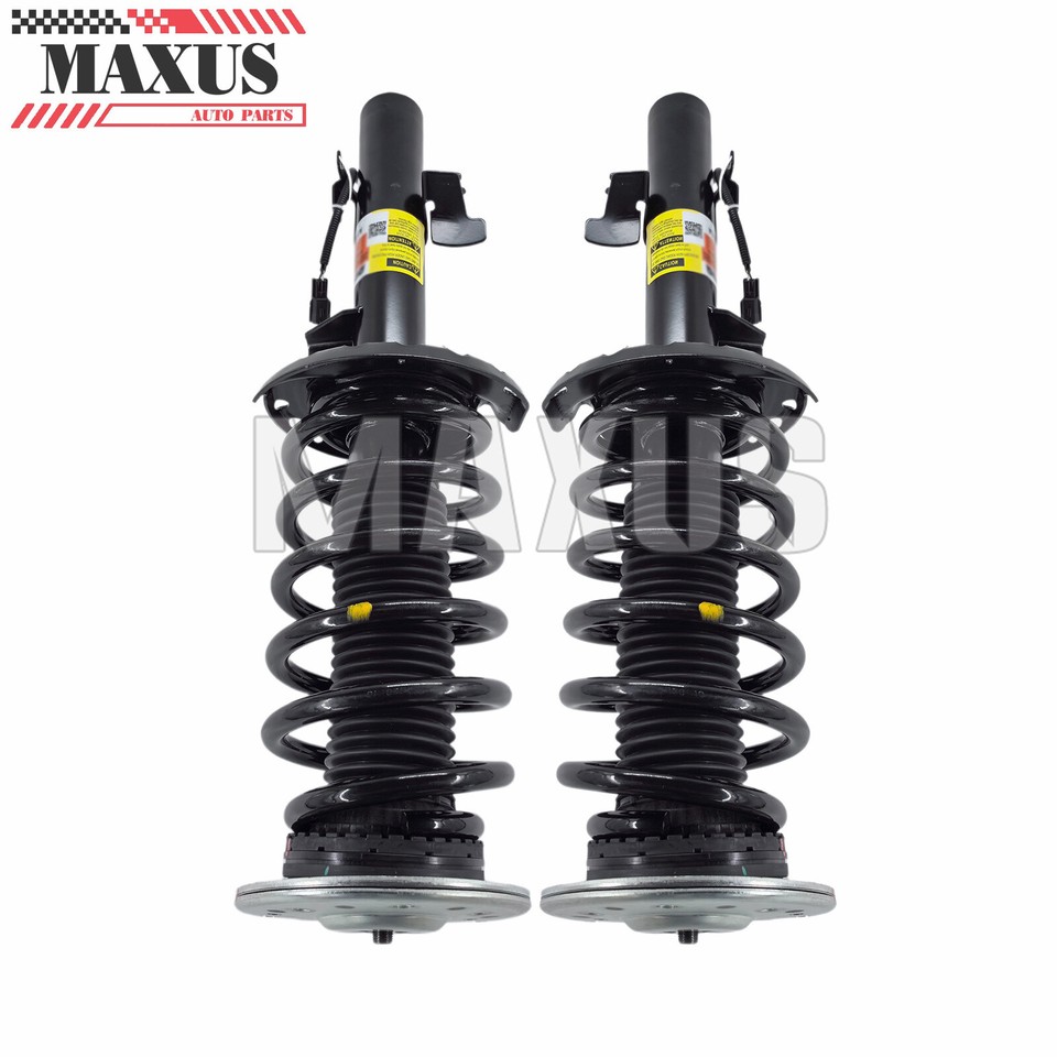 Pair Front Shock Struts Spring Magnetic For Land Rover Range Rover ...