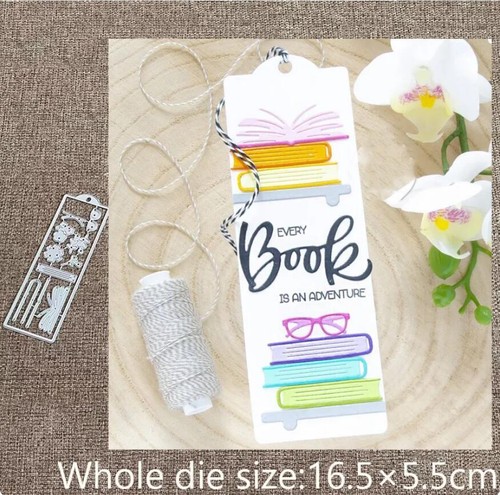 Metal Stencil Mold Cutting Dies Basic Bookmark Scrapbooking Paper Card ...