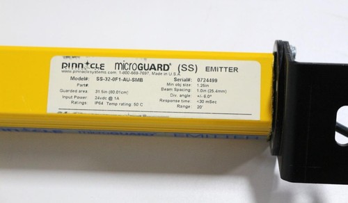 Pinnacle SS-32-0F1-AU-SMB Microguard Emitter and Receiver Safety Light ...