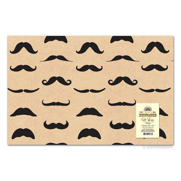 Mustache gift wrap store