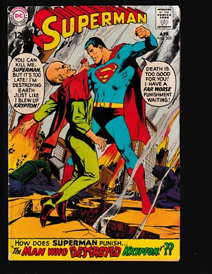 Superman Issue #205 VG/FN | eBay