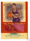 07-08 TOPPS TRADEMARK MOVES "IN THE PAINT" ALANDO TUCKER ROOKIE AUTO ...