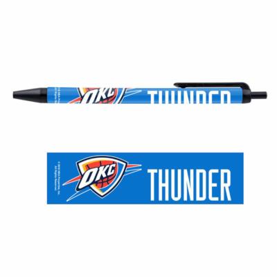 Oklahoma City Thunder Plastic Pens 5 Pack [NEW] NBA Wincraft Pen Pencil ...