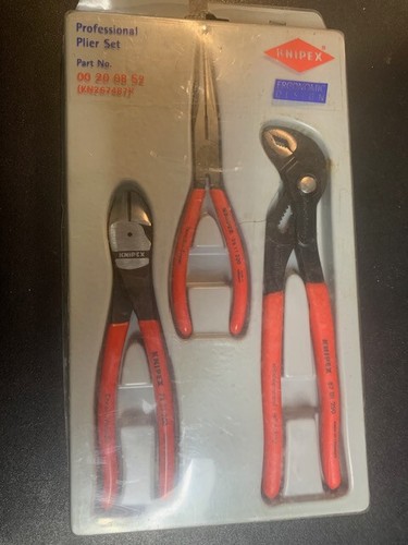 KNIPEX - 3 Pc Universal Pliers Set w/Cobra® Pliers 002008S2 /KN267487 | eBay