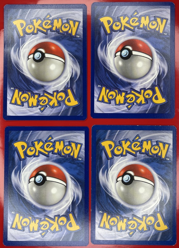 Pokémon TCG x4 Trainer Base Set 1st Edition Super Potion 90/102 common ...