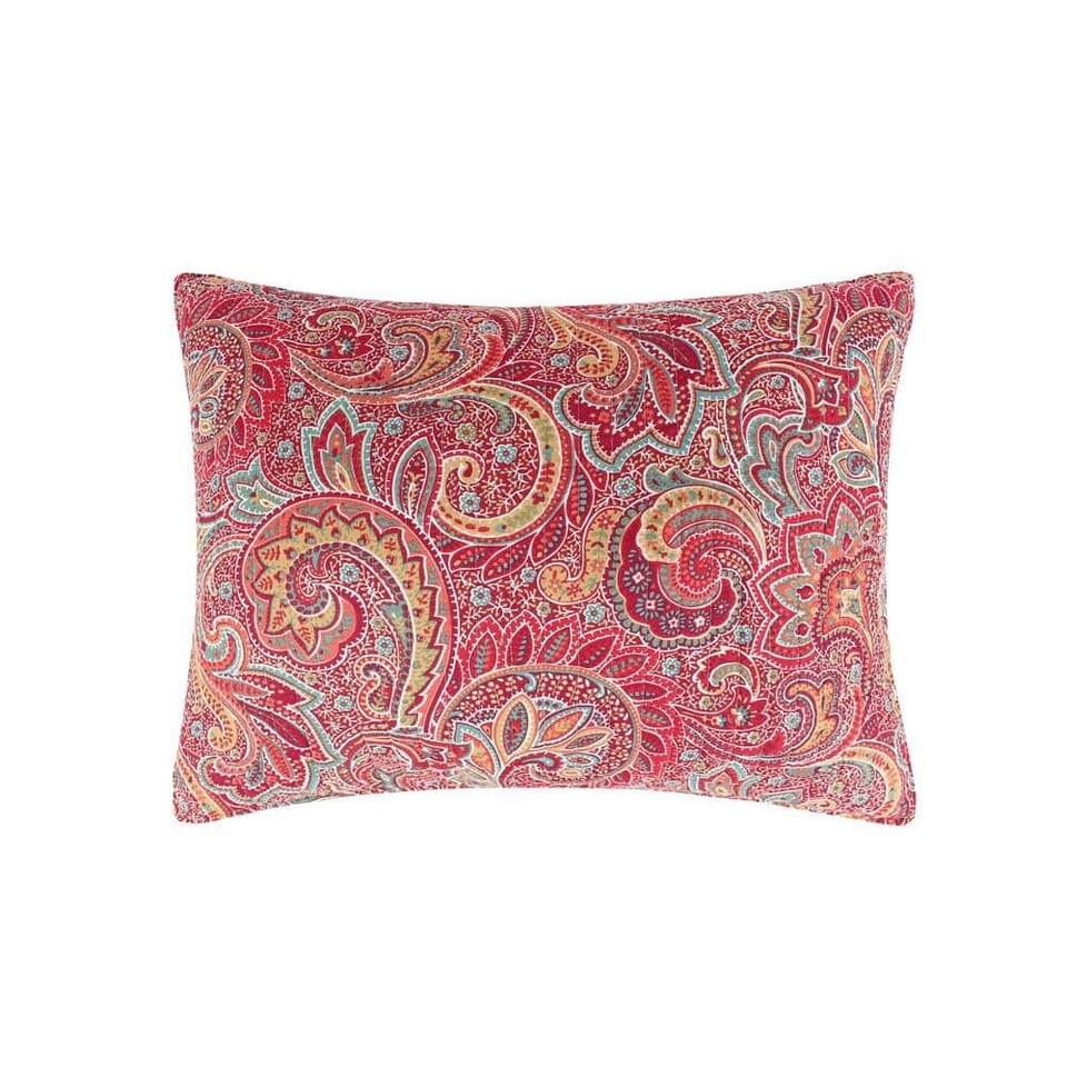 Levtex Home Kimpton Multi-Color Paisley Reversible Cotton King Quilt ...