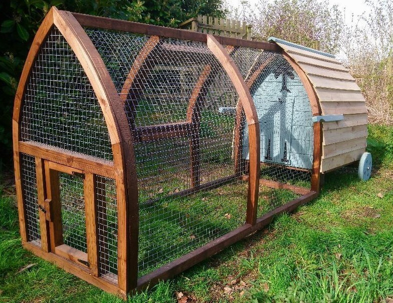 The Chicken Pod Hen House On Wheels - Painted / Unpainted | eBay UK