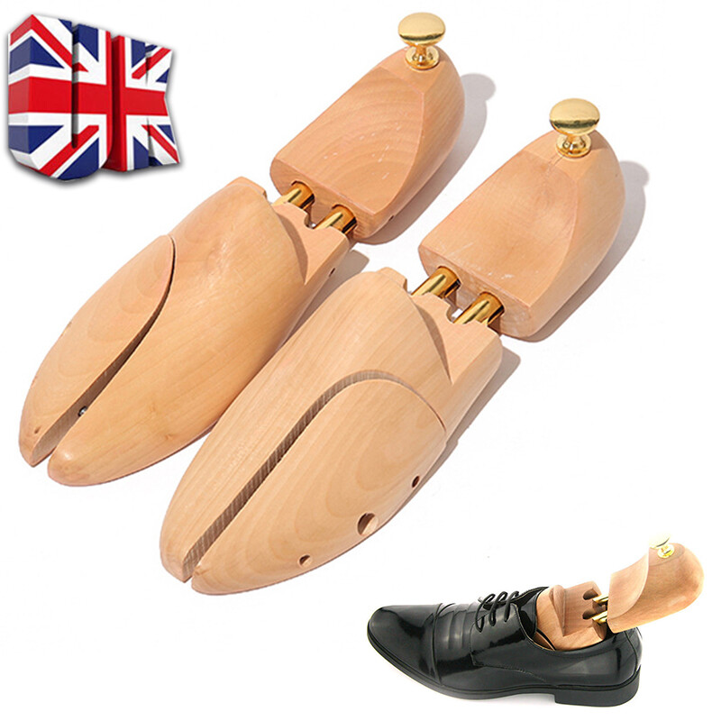 Wooden Shoe Trees Shoe Shaper Stretcher Expander Hand crafted Medium ...
