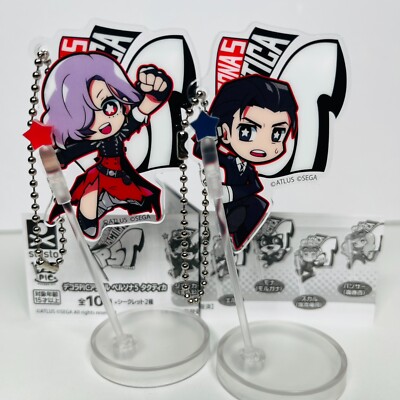 Erina & Toshiro Kasukabe Persona 5 Tactica figure Decora-Pic Keychain ...