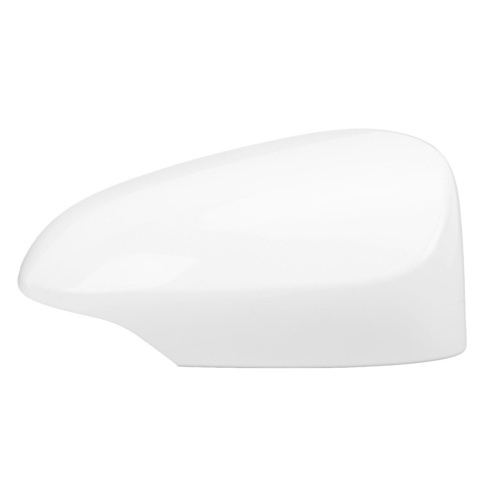 Right Door Side Rear View Mirror Cover White Shockproof Scratch ...