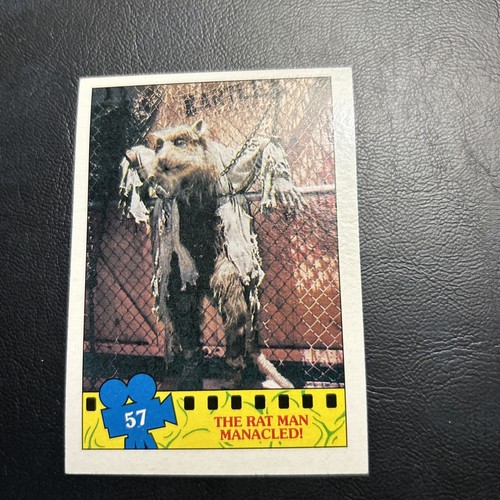 B4d Teenage Mutant Ninja Turtles Movie 1990 Topps #57 The Rat Man ...