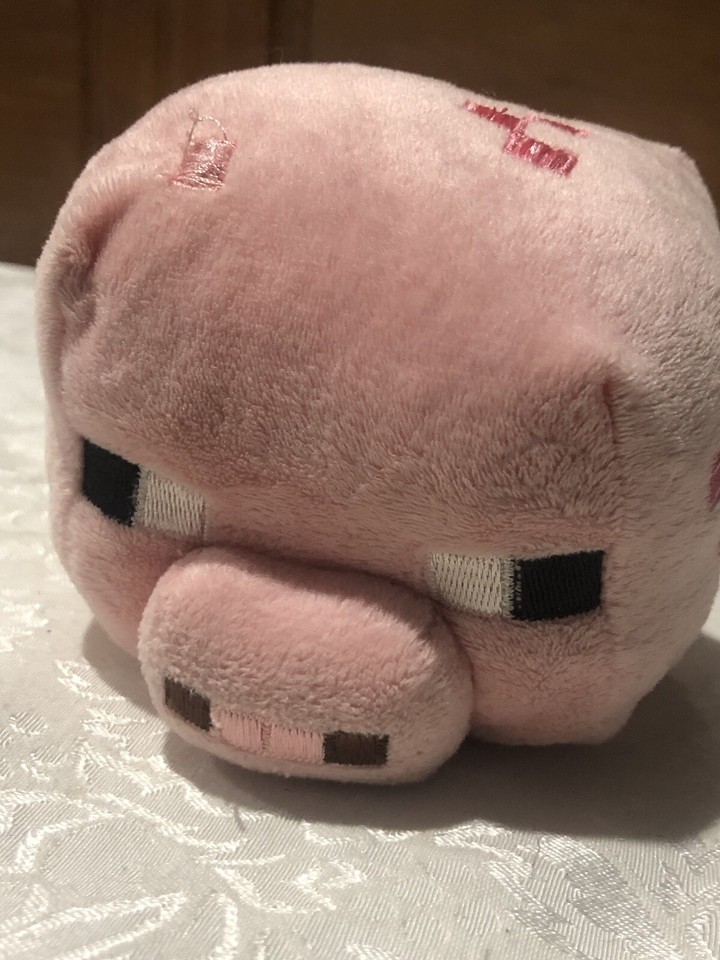 Minecraft Mojang 6” Pig Piglet Soft Stuffed Animal Plush 2014 Pink | eBay