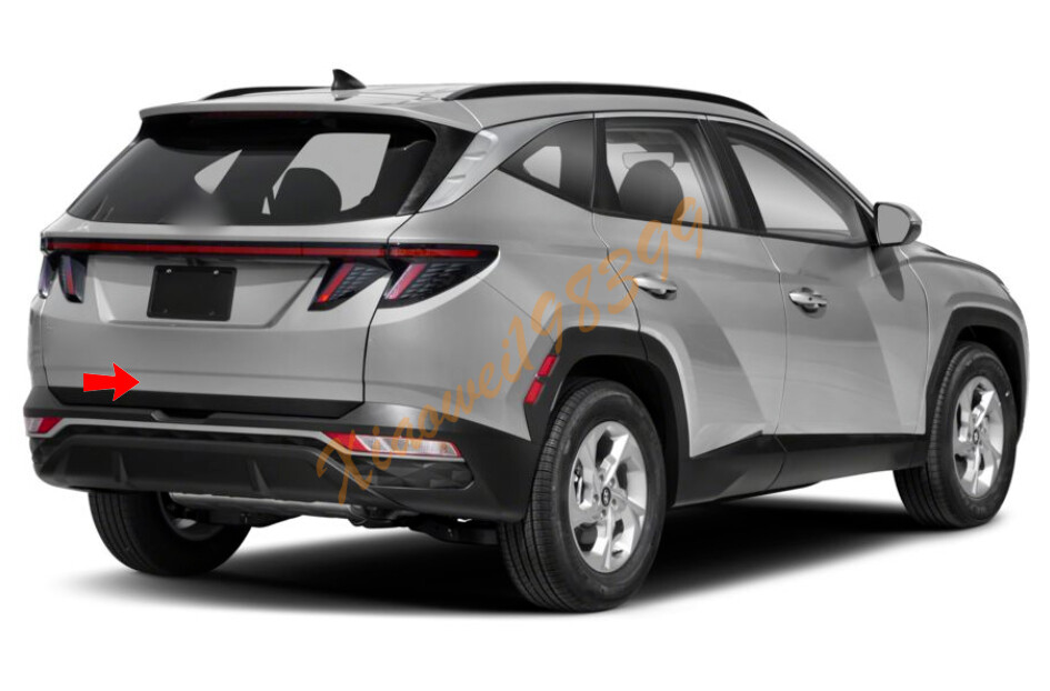 Garniture bande de hayon couvercle de coffre de porte arrière en acier ...